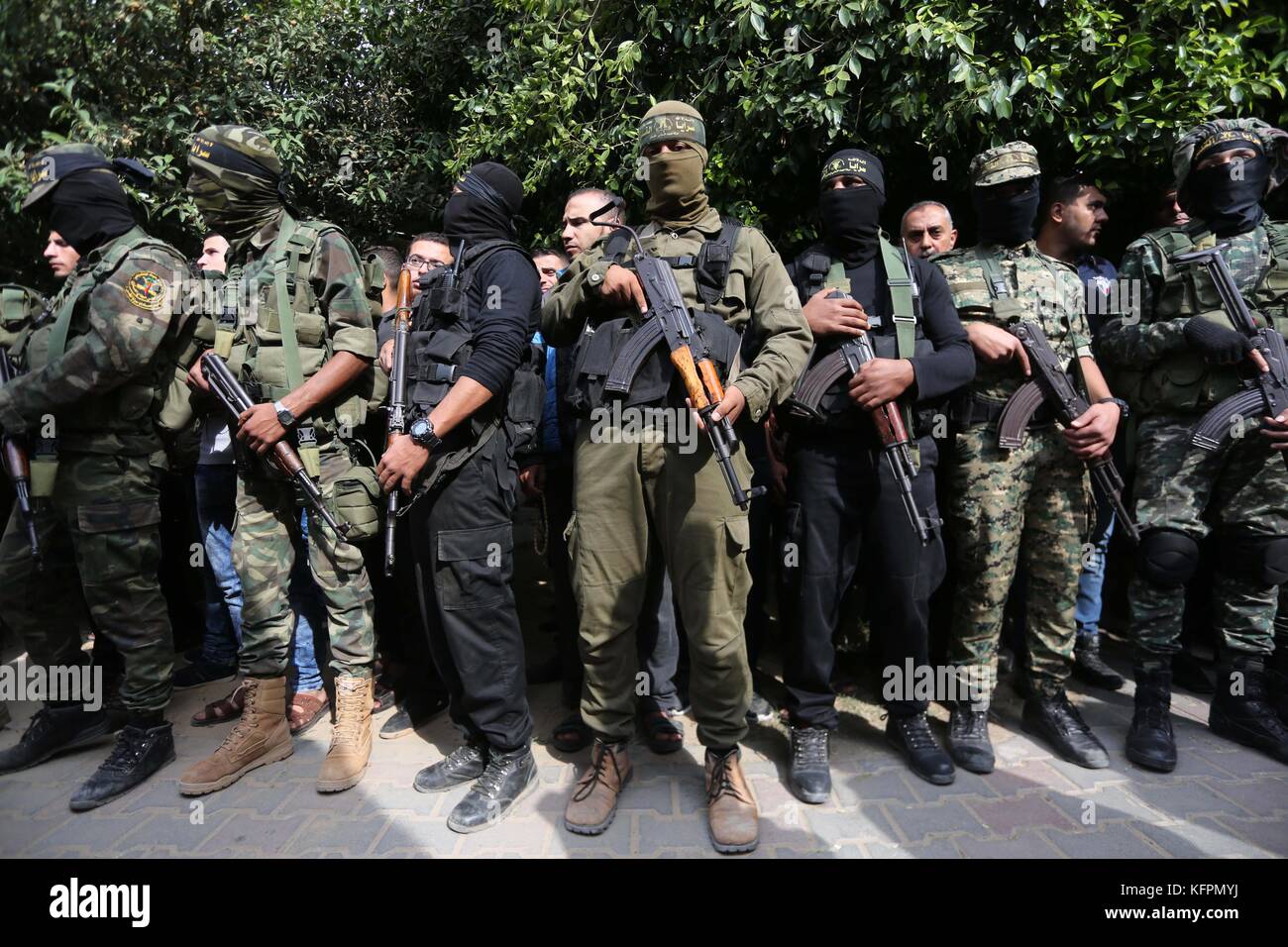 Bureij, Gaza Strip, Palestinian Territory. 1st Nov, 2017. Palestinian ...