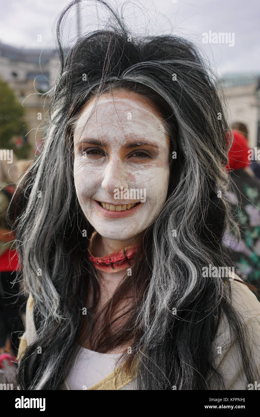 London, UK. 31st Oct, 2017. March of the Mummies demonstrations across ...