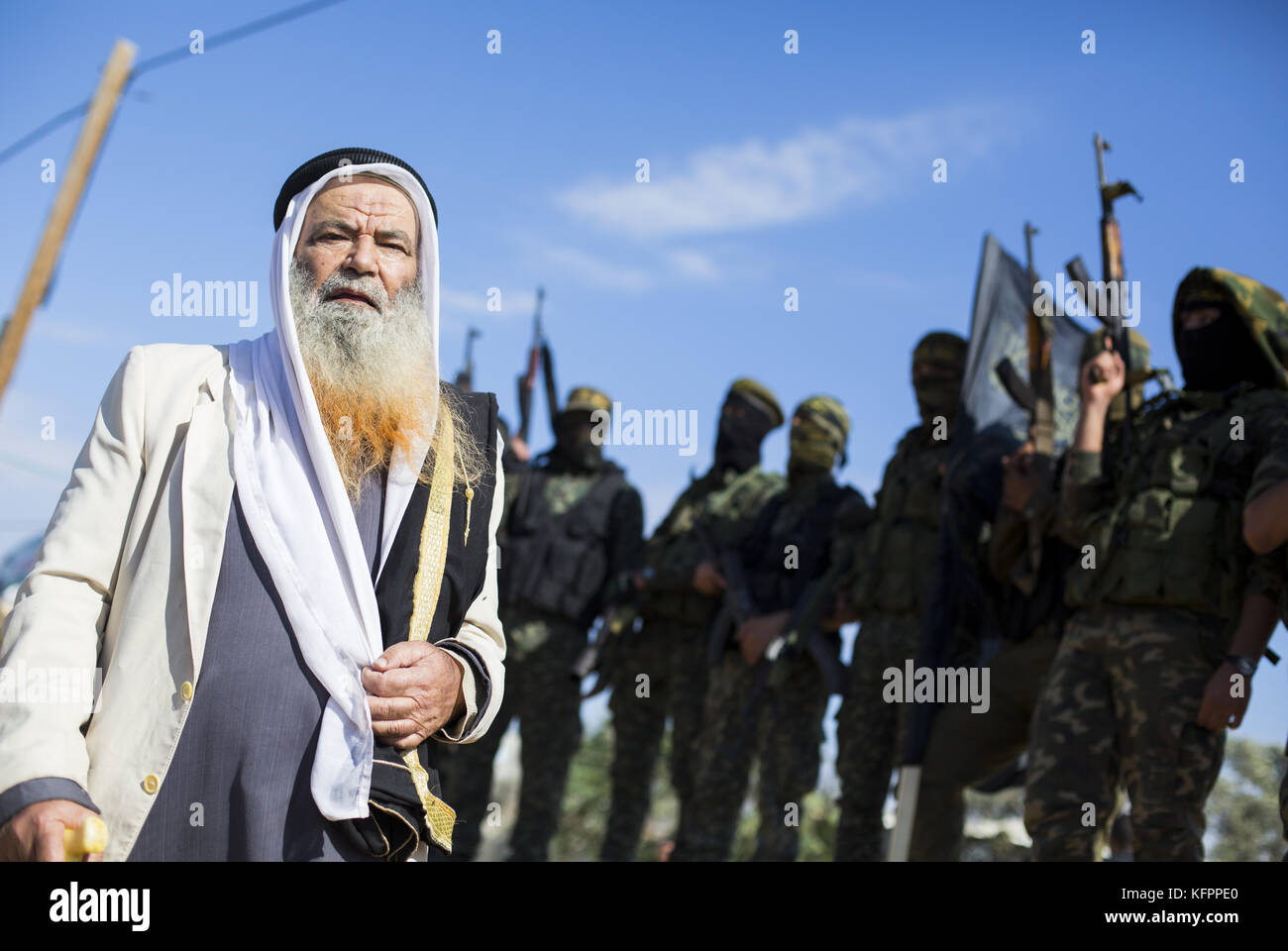 Gaza City, The Gaza Strip, Palestine. 31st Oct, 2017. Fighters of ...