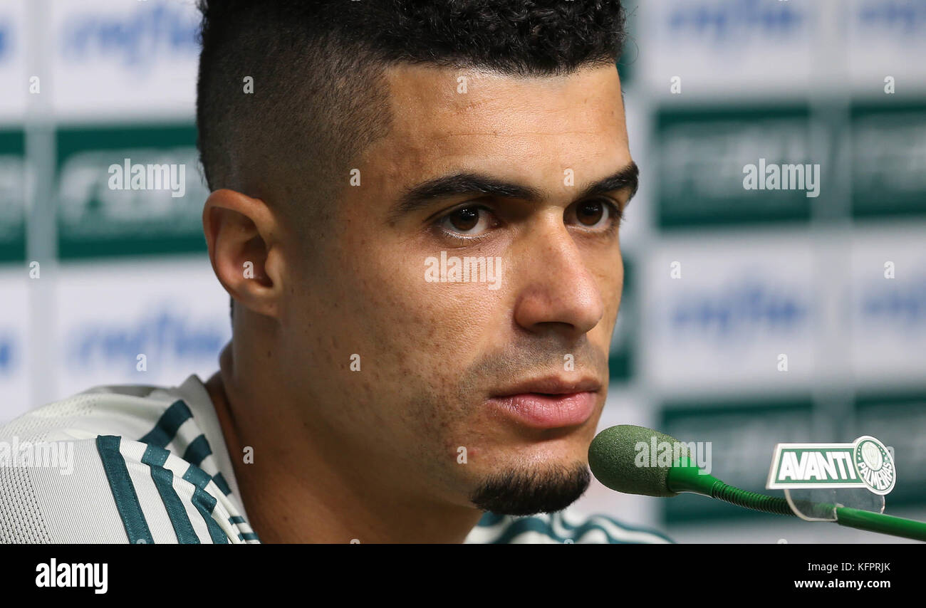 SÃO PAULO, SP - 31.10.2017: TREINO DO PALMEIRAS - The player Egídio ...