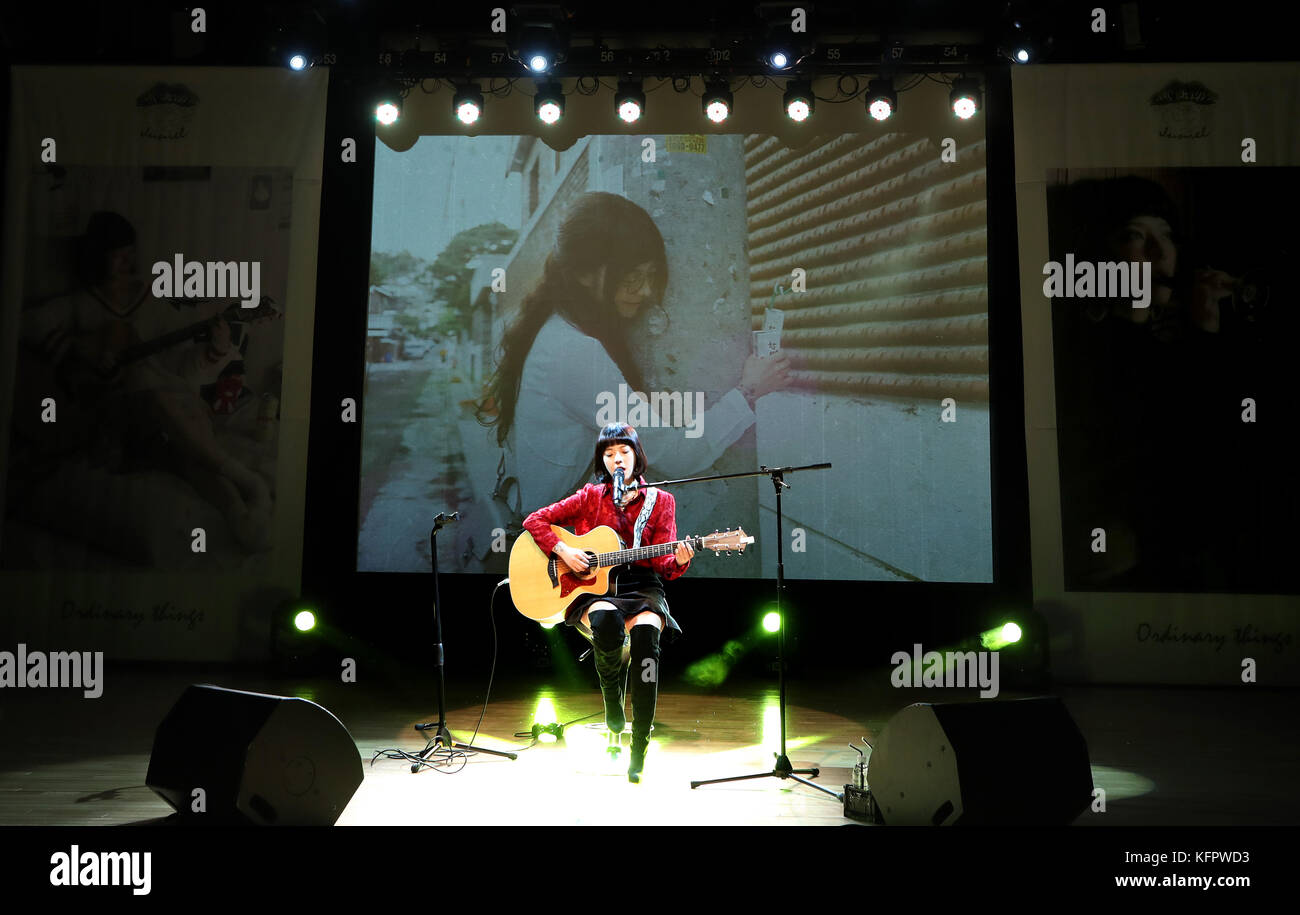 01st Nov, 2017. S. Korean singer-song writer Juniel South Korean singer ...