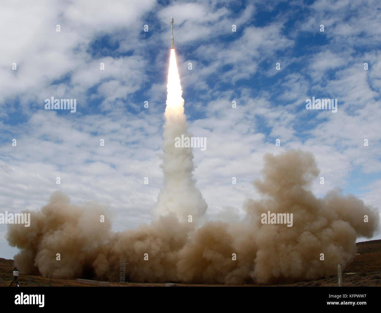 Vandenberg AFB, California, USA. 31st Oct, 2017. Orbital ATK's Minotaur ...