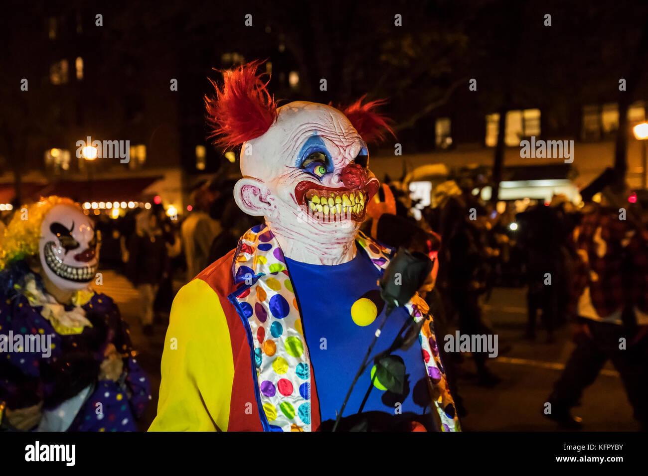 New York, USA. 1st Nov, 2017. New York's annual Village Halloween ...