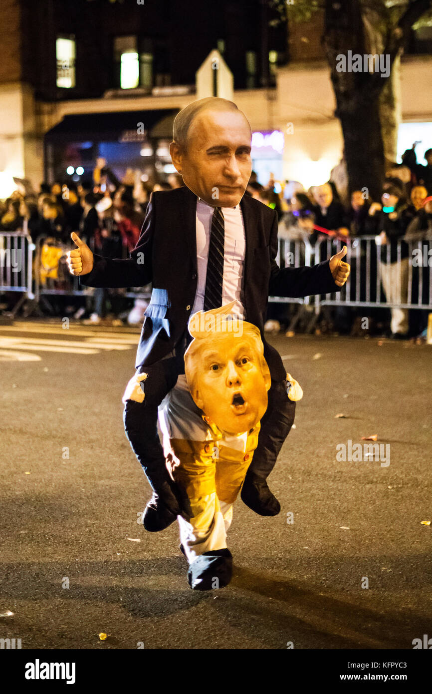 New York, USA. 1st Nov, 2017. New York's annual Village Halloween ...
