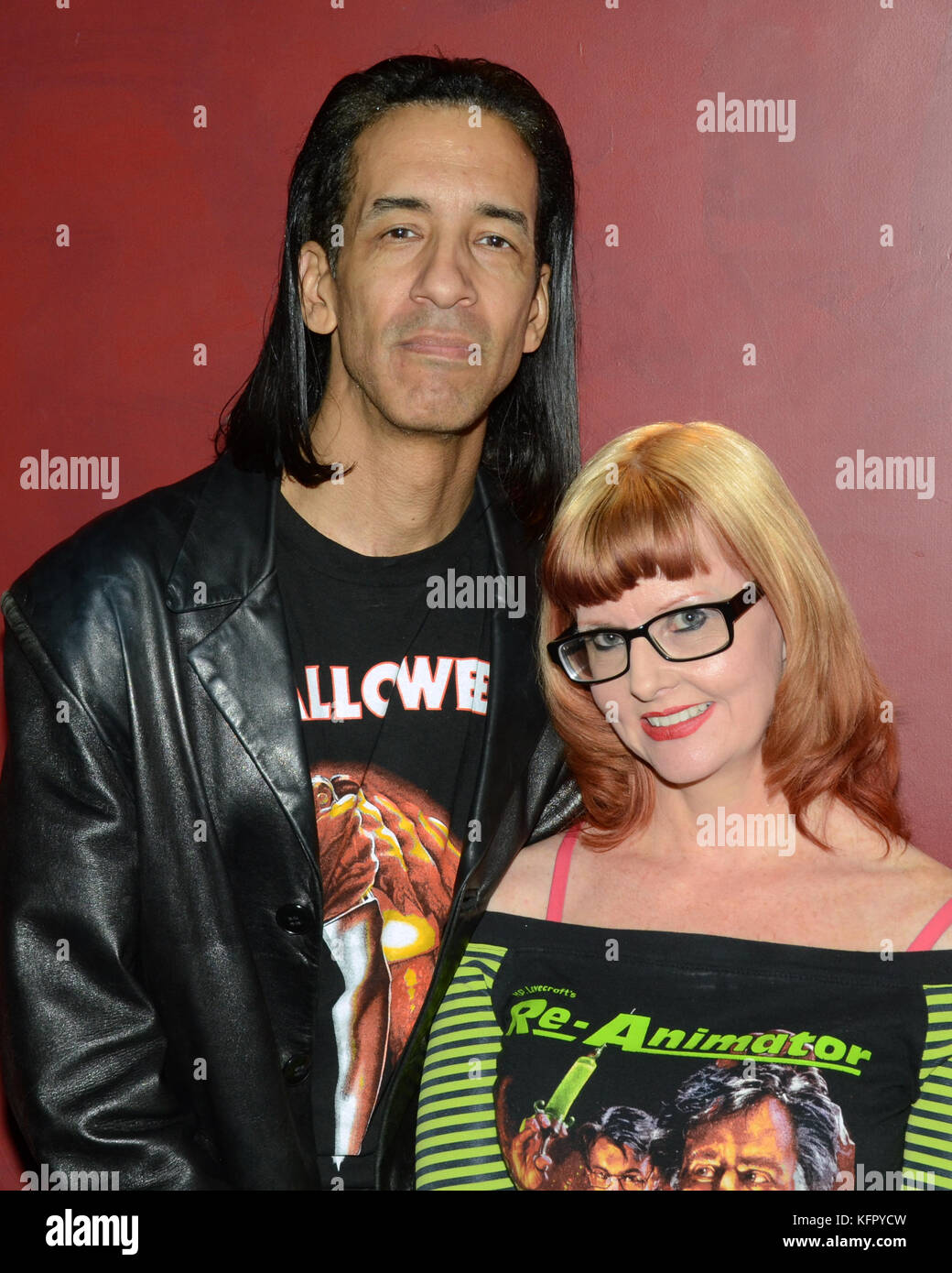 Hollywood, USA. 31st Oct, 2017. Aaron Kai and Staci Layne Wilson ...