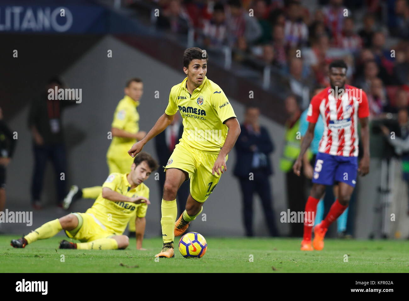 Madrid, Spain. 28th Oct, 2017. Rodrigo Hernandez (Villarreal) Football ...