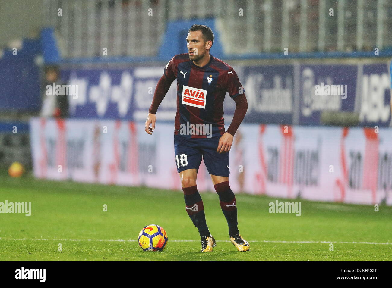 Eibar, Spain. 29th Oct, 2017. Anaitz Arbilla (Eibar) Football/Soccer ...
