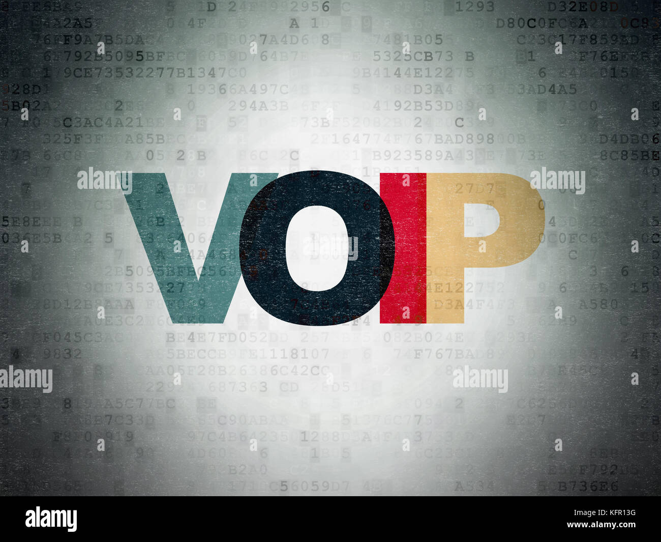 Web development concept: VOIP on Digital Data Paper background Stock Photo - Alamy