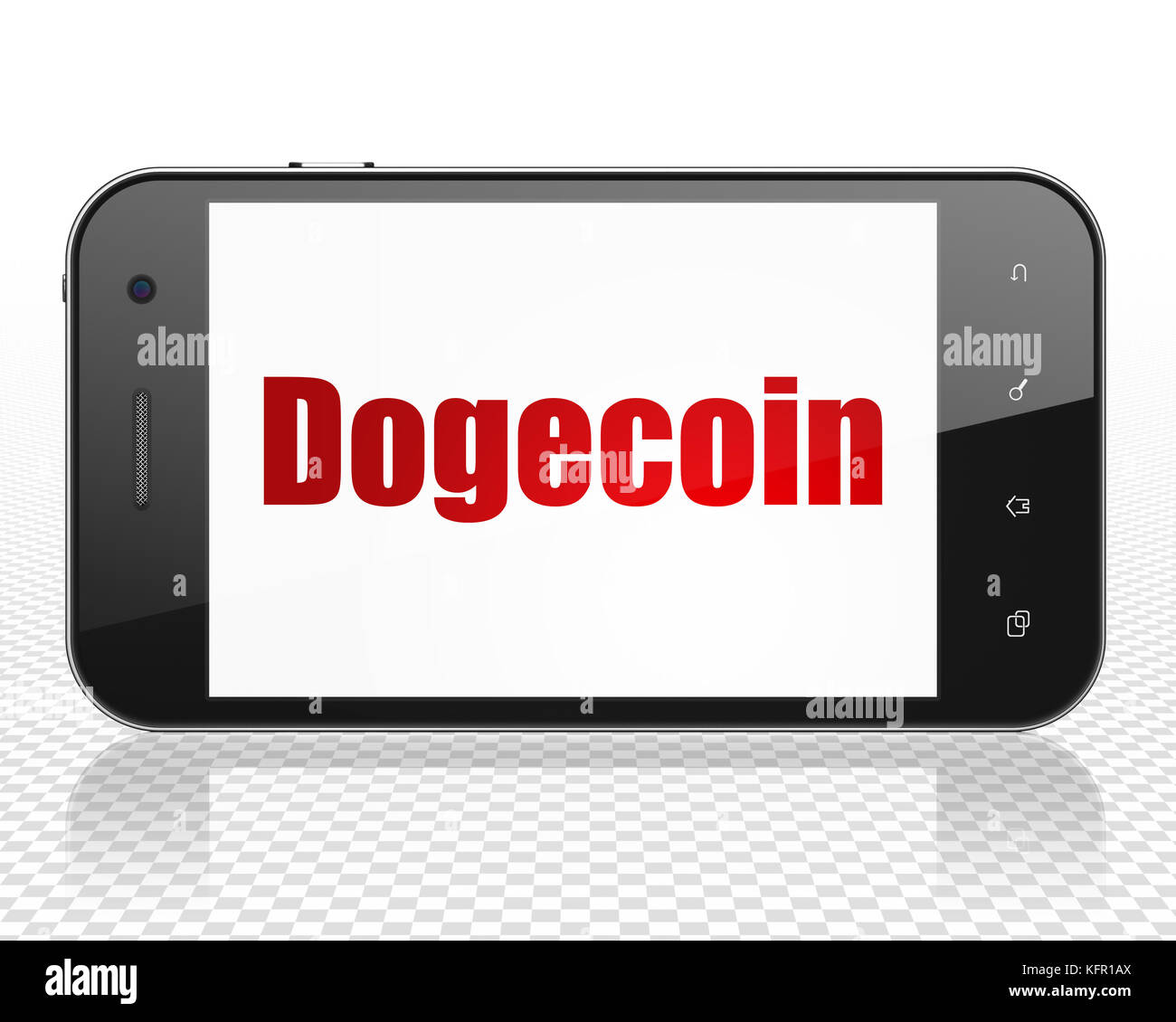 Blockchain concept: Smartphone with Dogecoin on display Stock Photo - Alamy
