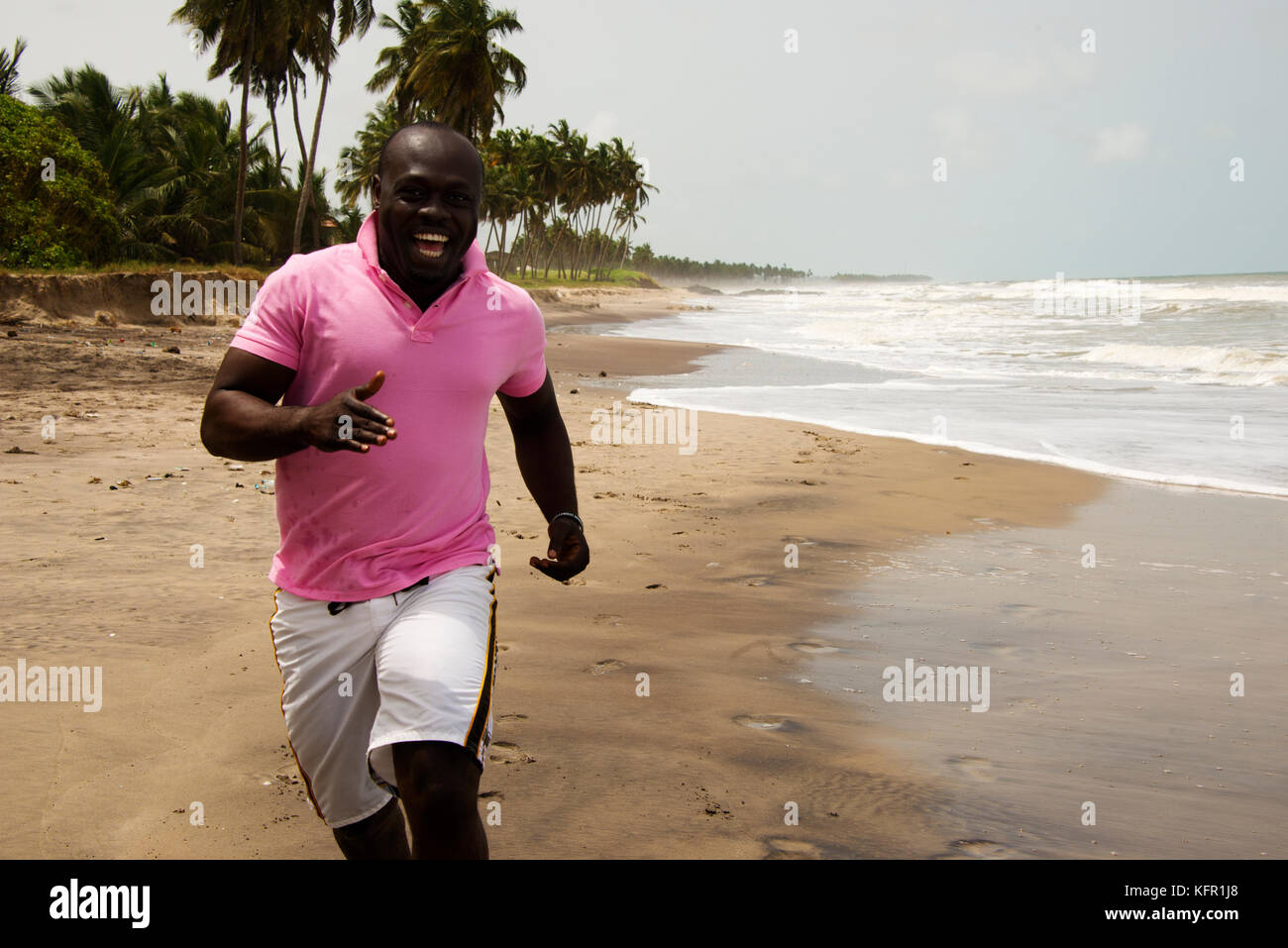 Happy Ghanaian man Stock Photo - Alamy