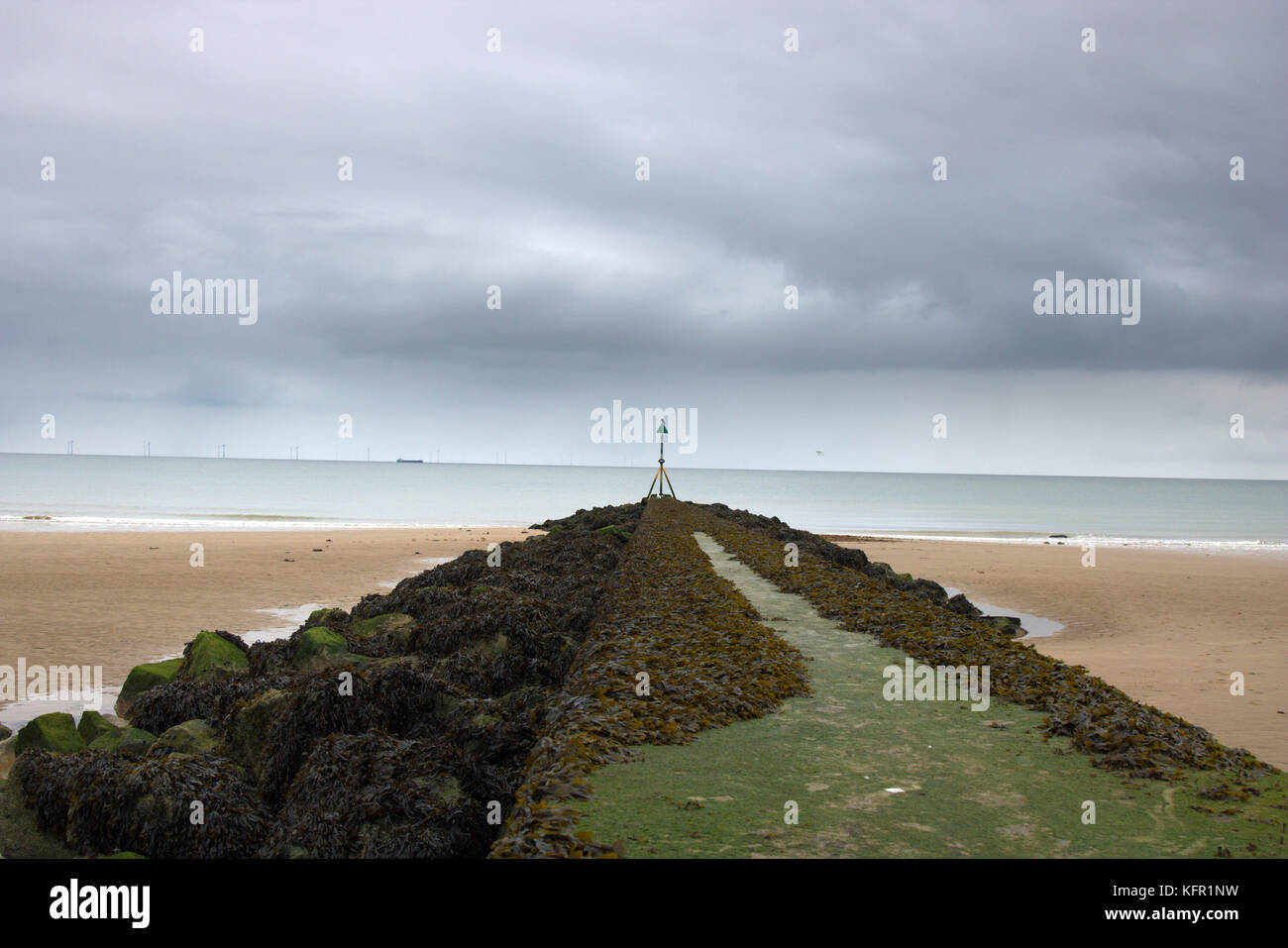 Colwn Bay Sea Structure Stock Photo - Alamy