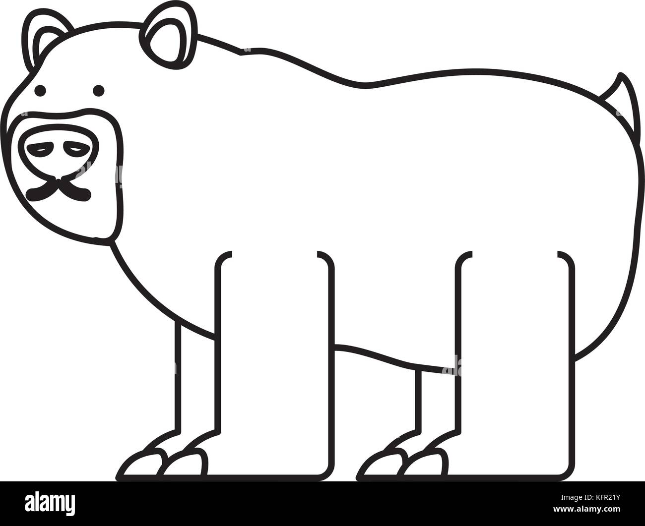 bear vector illustration Stock Vector Image & Art - Alamy