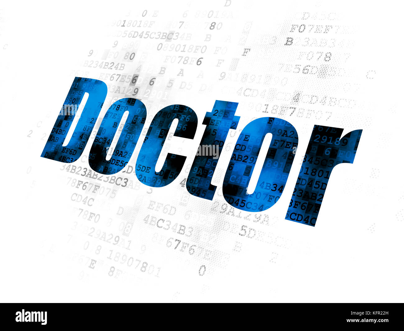 Medicine concept doctor on Cut Out Stock Images & Pictures - Alamy
