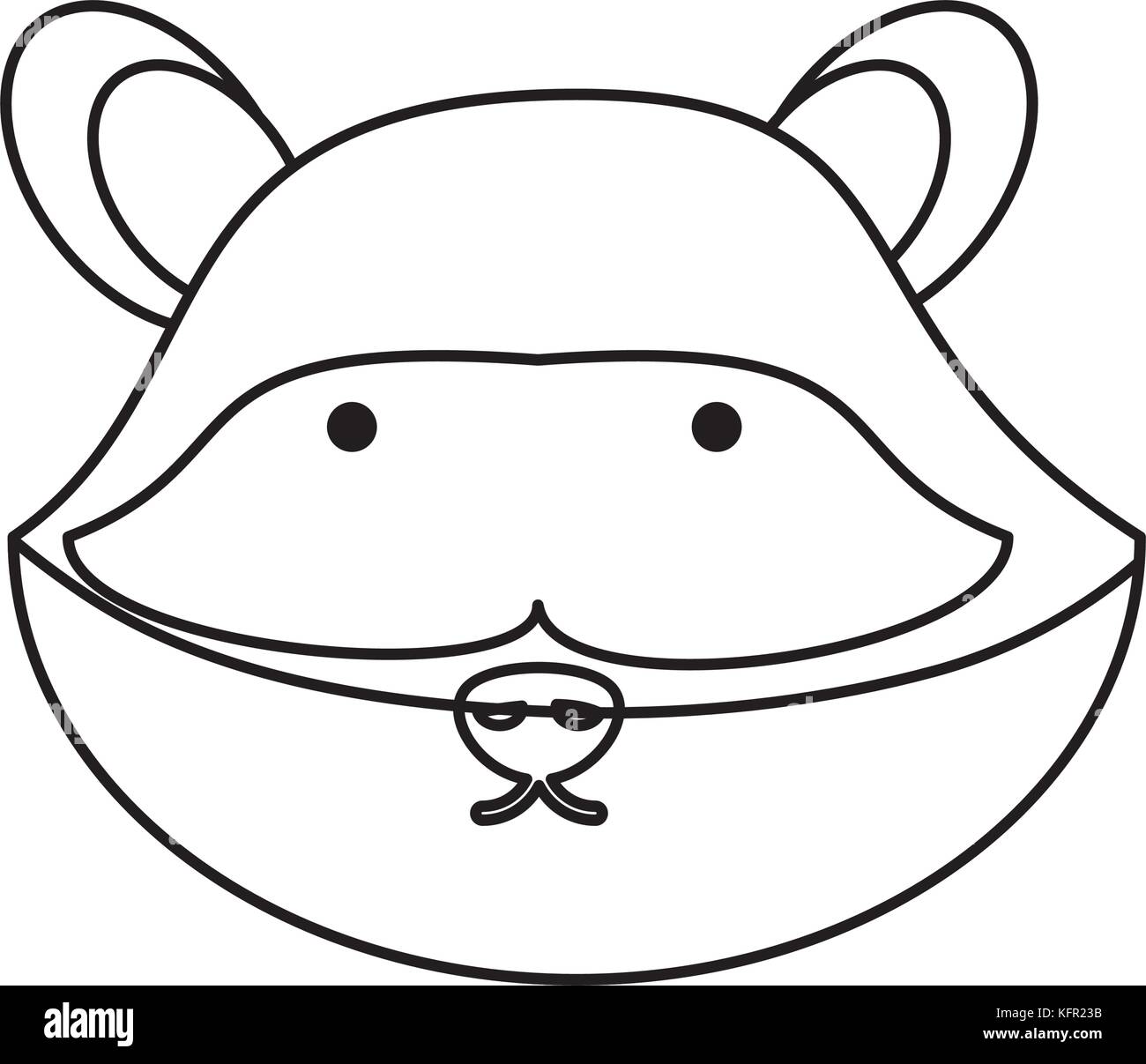 raccoon face vector illustration Stock Vector Image & Art - Alamy