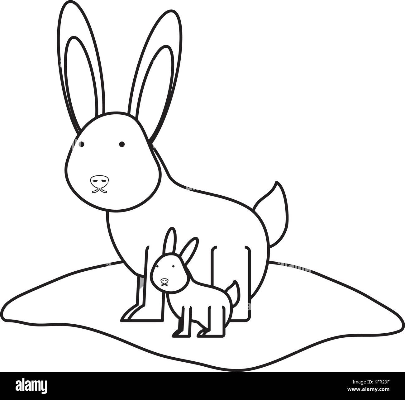 rabbits vector illustration Stock Vector Image & Art - Alamy rabbits vector illustration Stock Vector Image & Art - Alamy