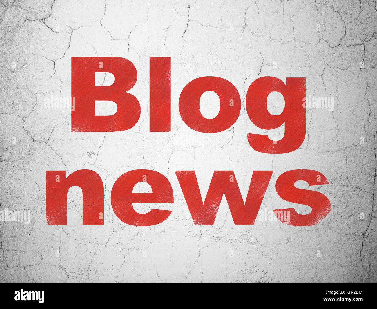 News concept: Blog News on wall background Stock Photo - Alamy