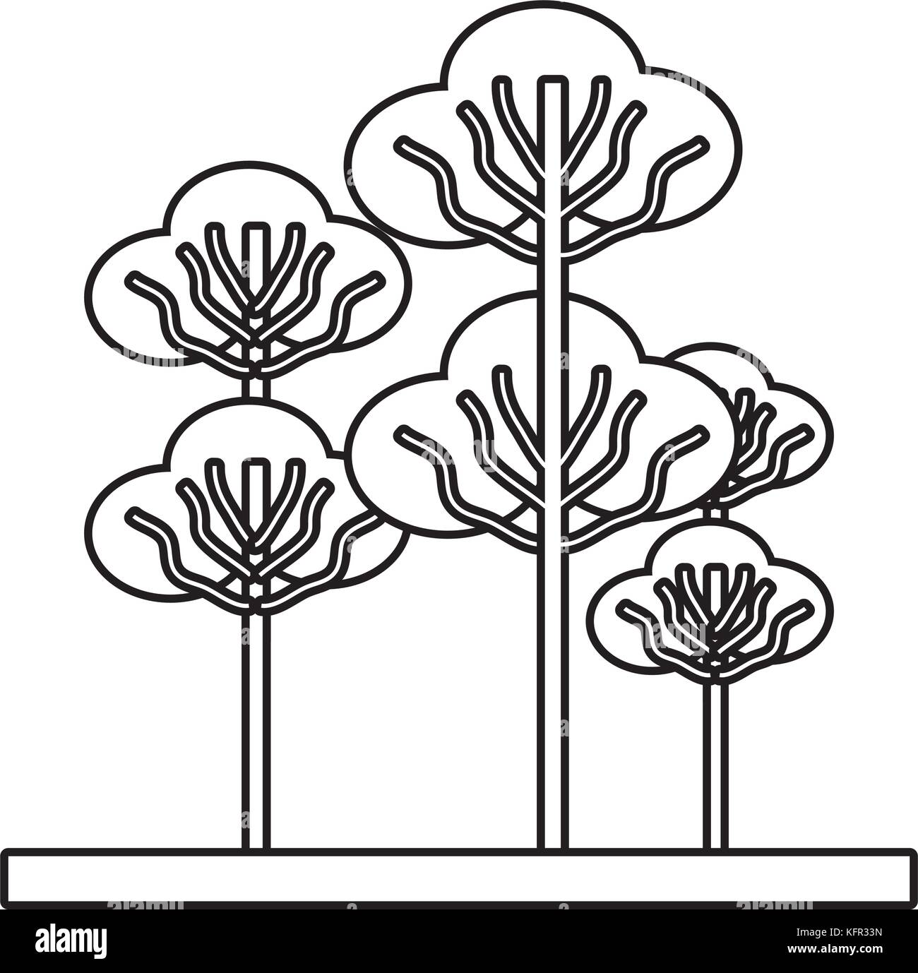 tree vector illustration Stock Vector Image & Art - Alamy
