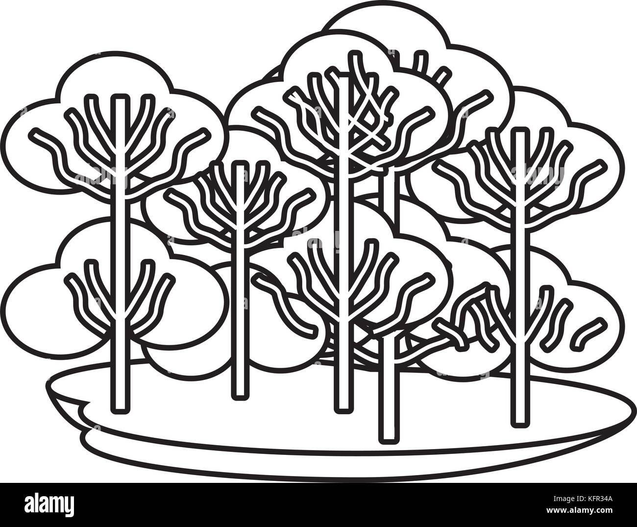 tree vector illustration Stock Vector Image & Art - Alamy