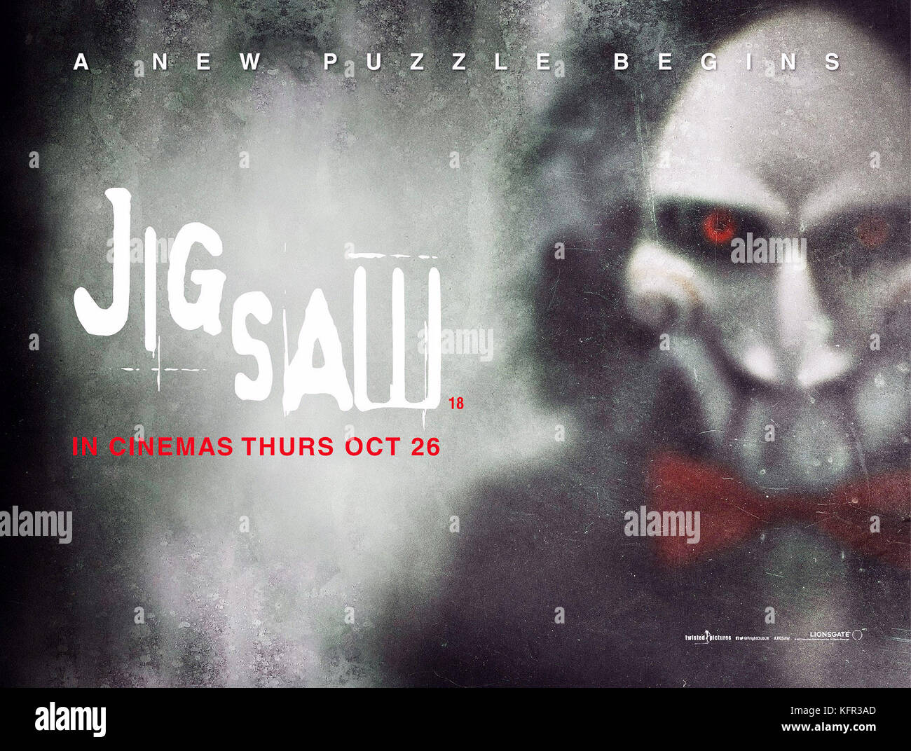 JIGSAW, British poster, 2017. ©Lionsgate/courtesy Everett Collection ...