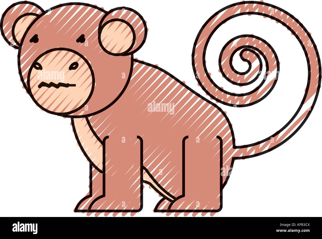monkey vector illustration Stock Vector Image & Art - Alamy