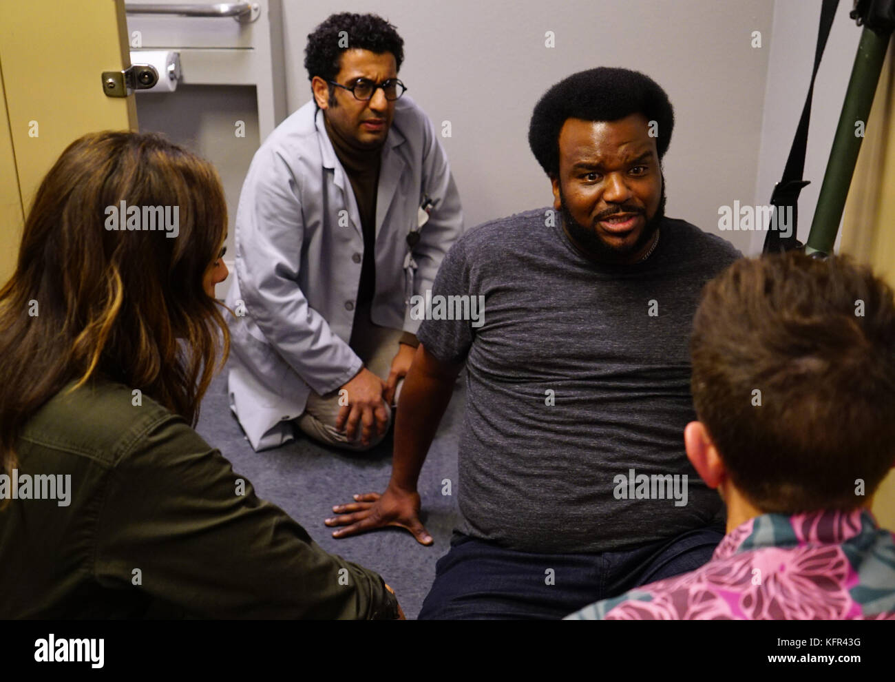 GHOSTED, l-r: Amber Stevens West, Adeel Akhtar, Craig Robinson, Adam ...