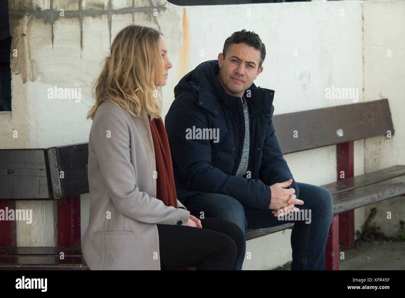 LIAR, l-r: Joanne Froggatt, Warren Brown in 'I Know You're Lying ...
