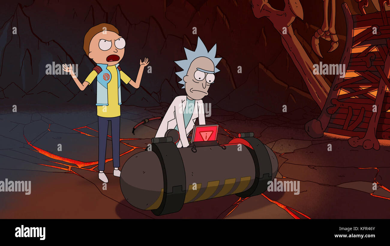 RICK AND MORTY, from left: Morty Smith (voiced by Justin Roiland), Rick ...