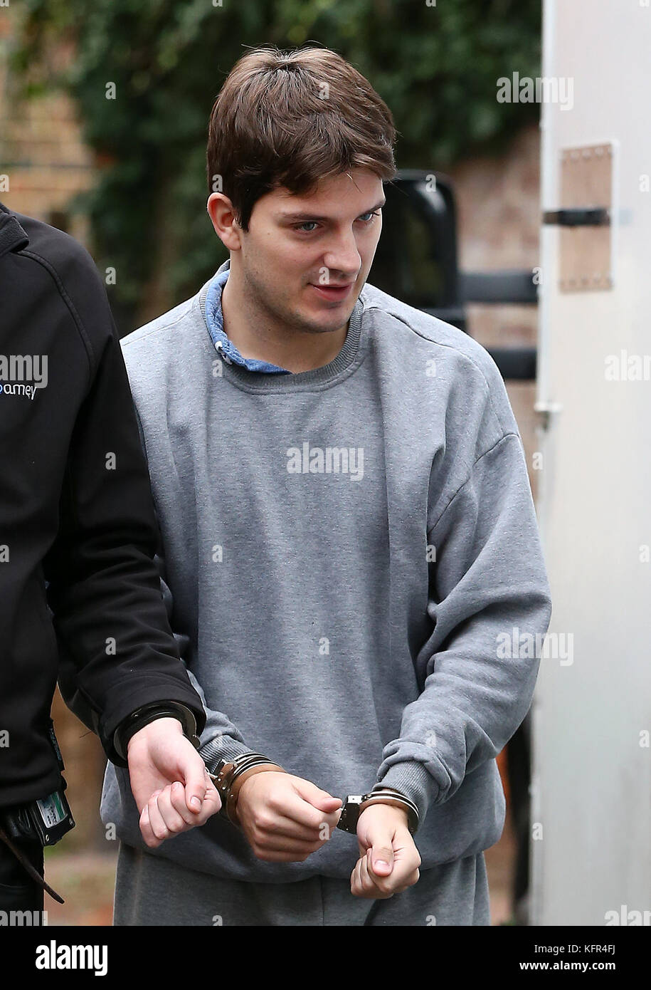 Lewes Crown Court, UK. 31st October. Daryll Rowe arrives at Lewes Crown ...