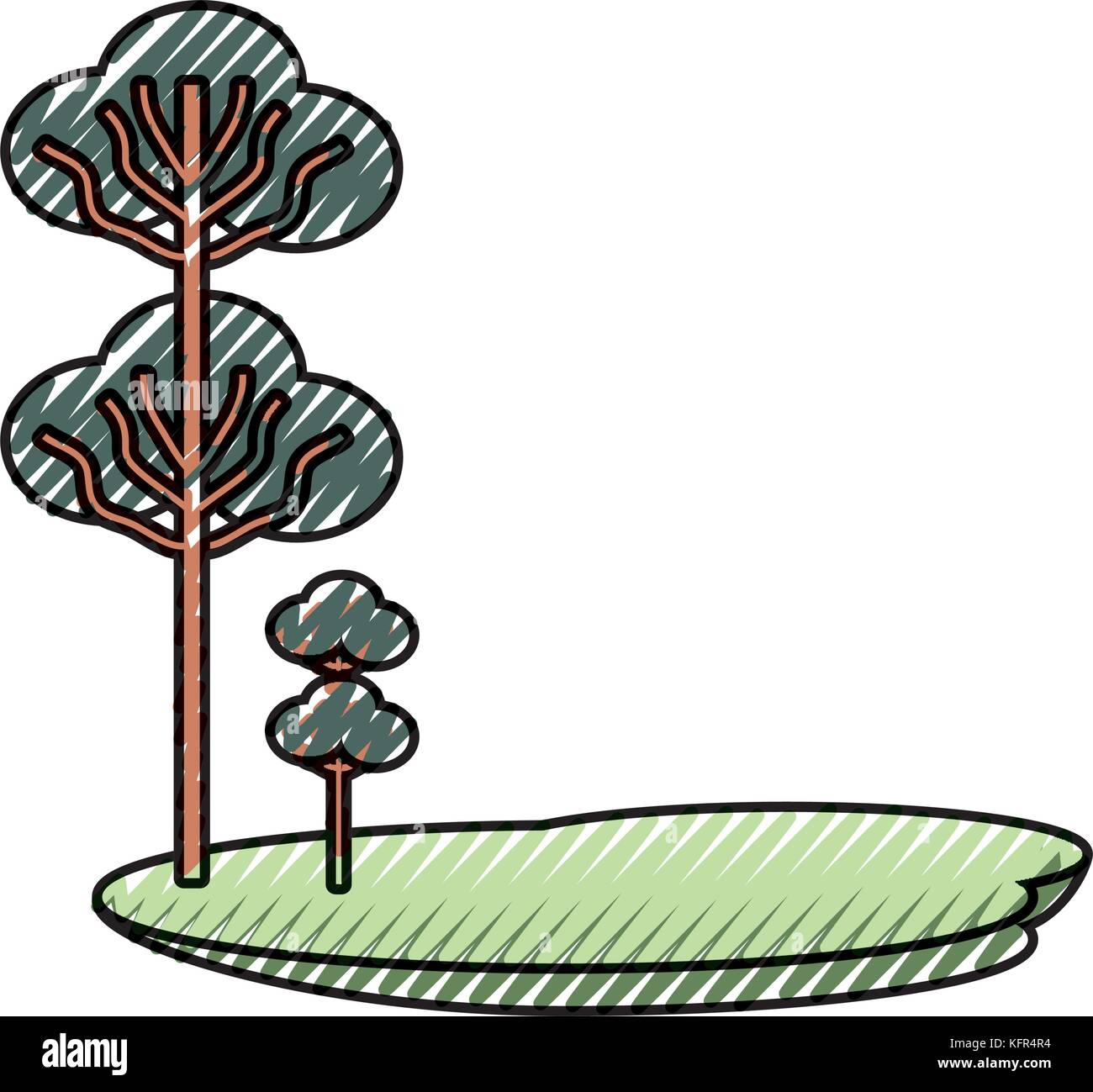 tree vector illustration Stock Vector Image & Art - Alamy