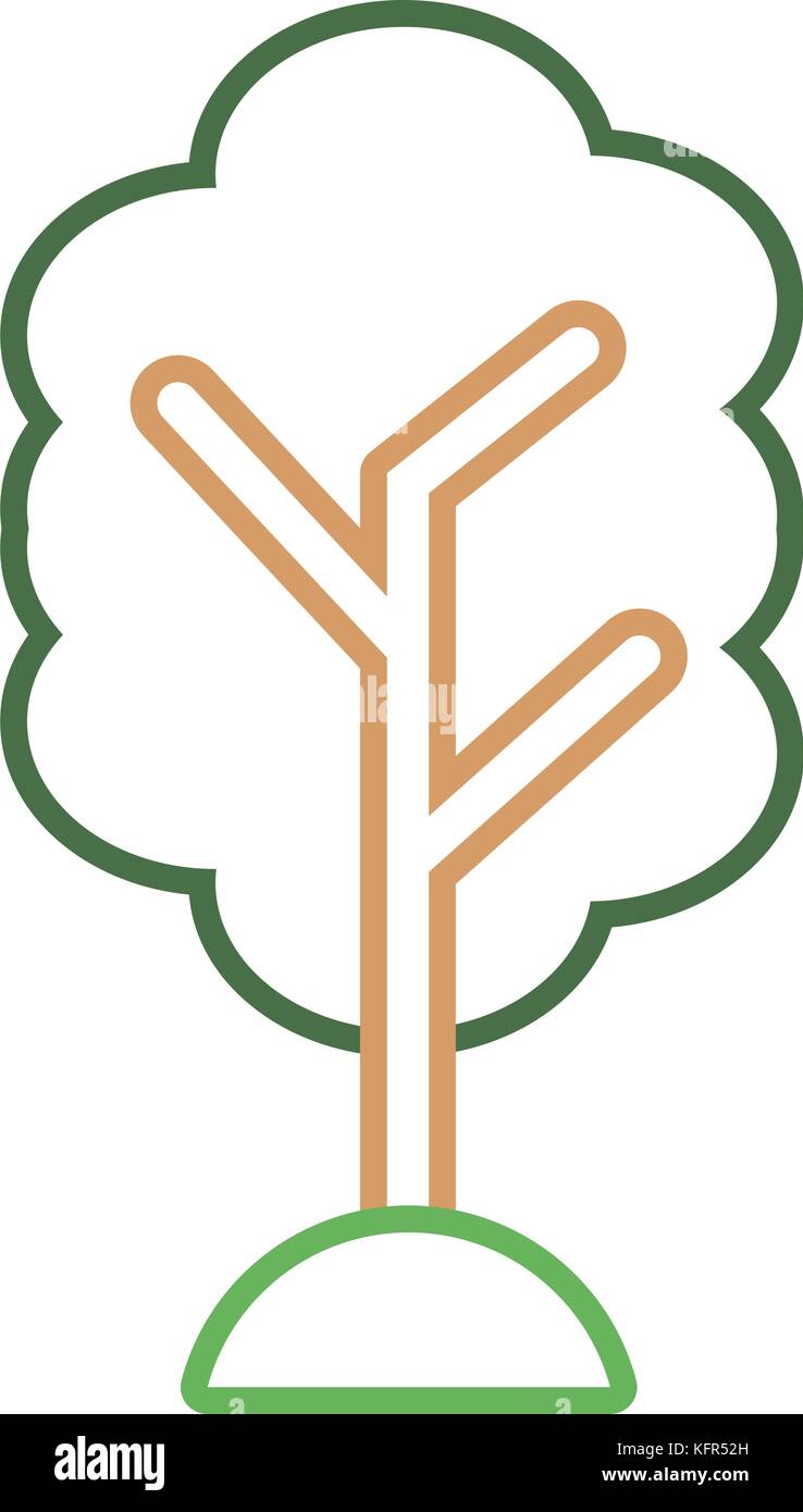 tree vector illustration Stock Vector Image & Art - Alamy