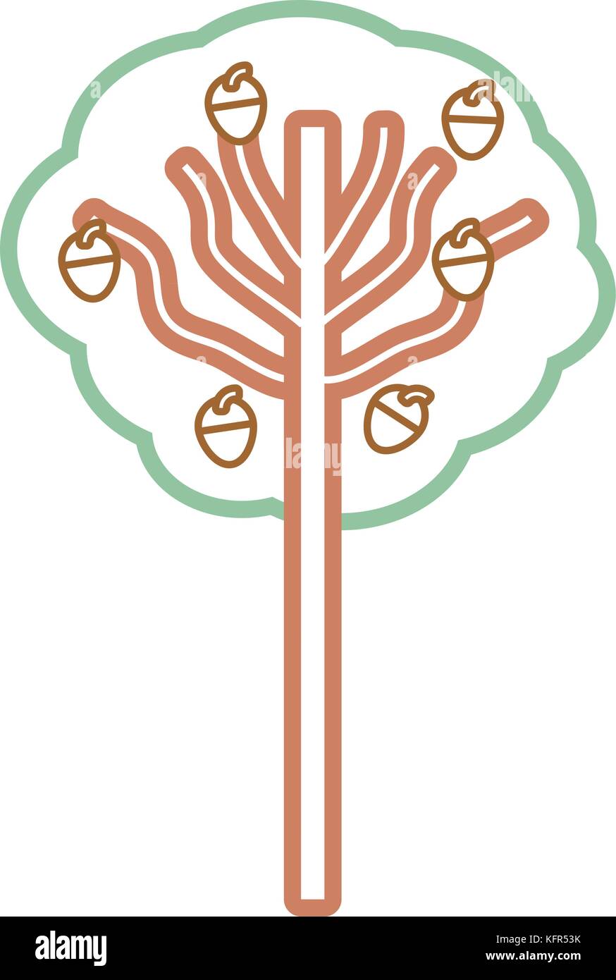 tree vector illustration Stock Vector Image & Art - Alamy