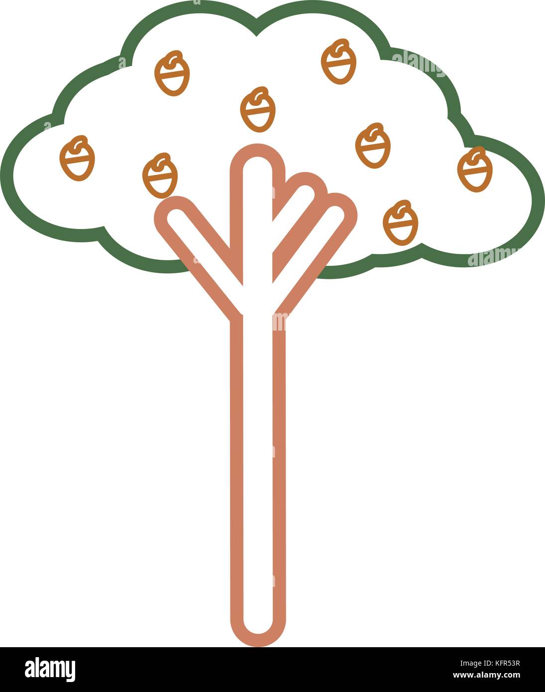 tree vector illustration Stock Vector Image & Art - Alamy