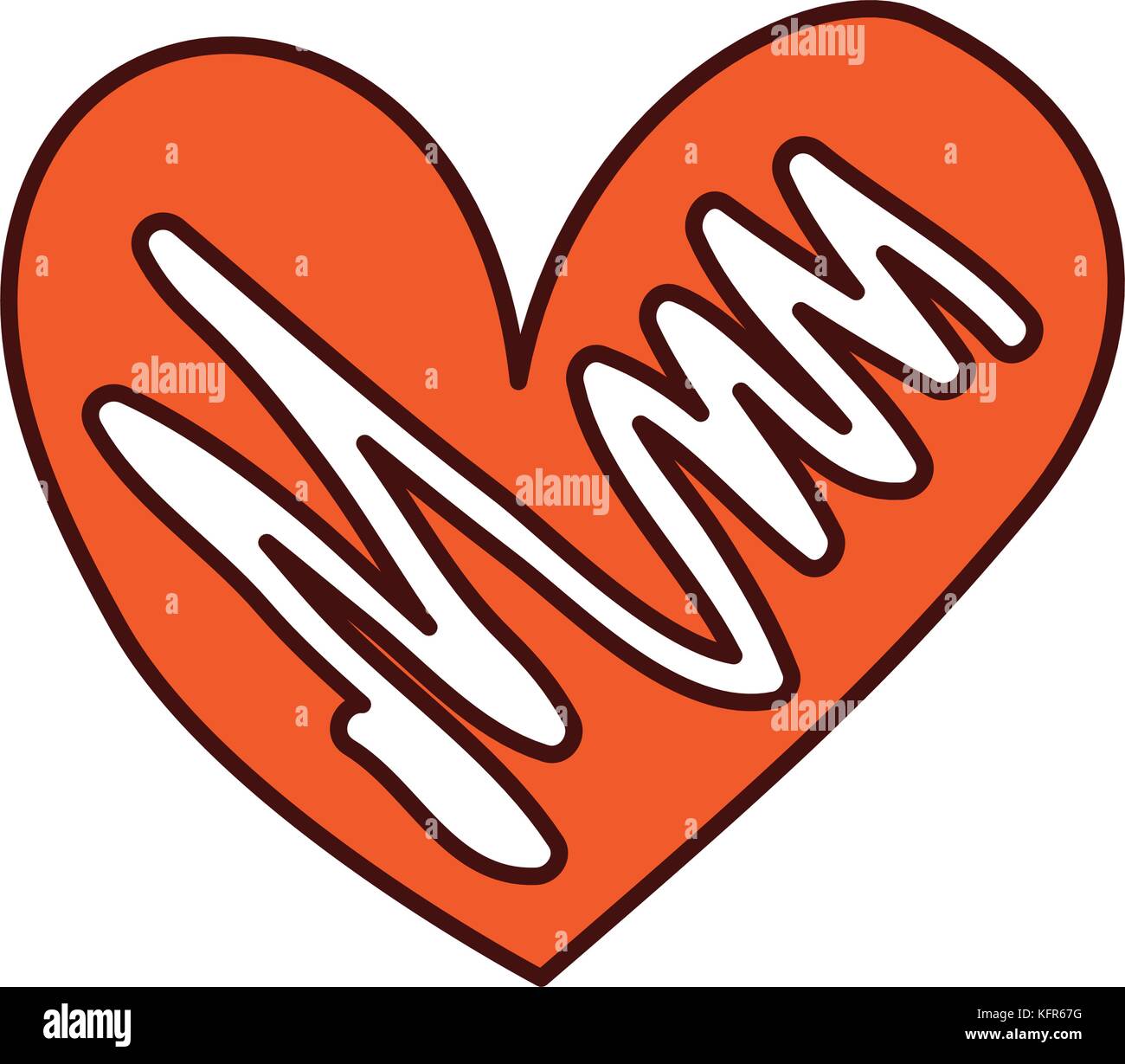 hand drawn heart love romance passion Stock Vector Image & Art - Alamy