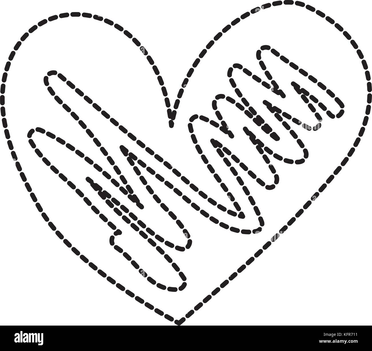 hand drawn heart love romance passion Stock Vector Image & Art - Alamy