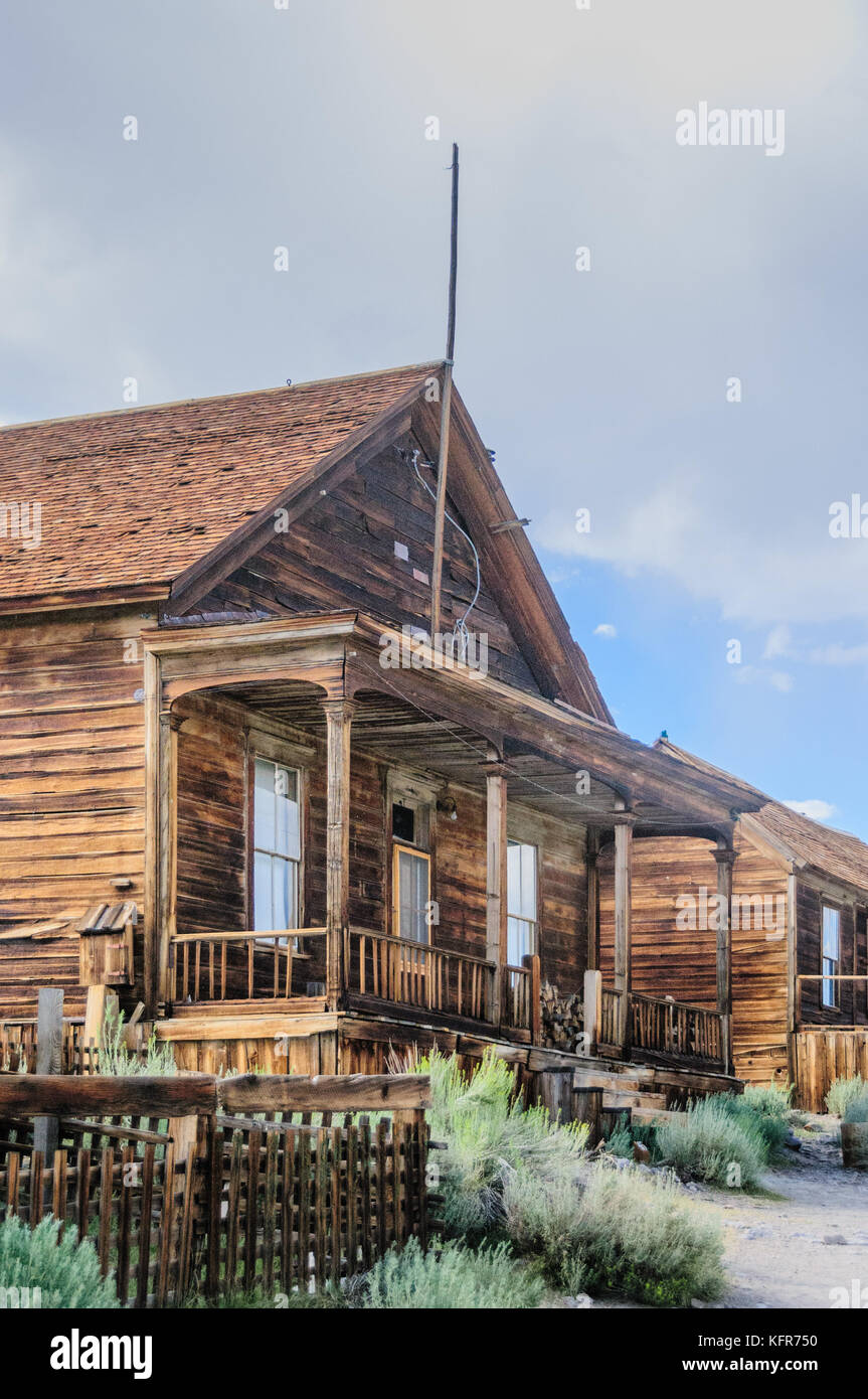Ruined Houses in an American Ghost Town Stock Photo - Alamy