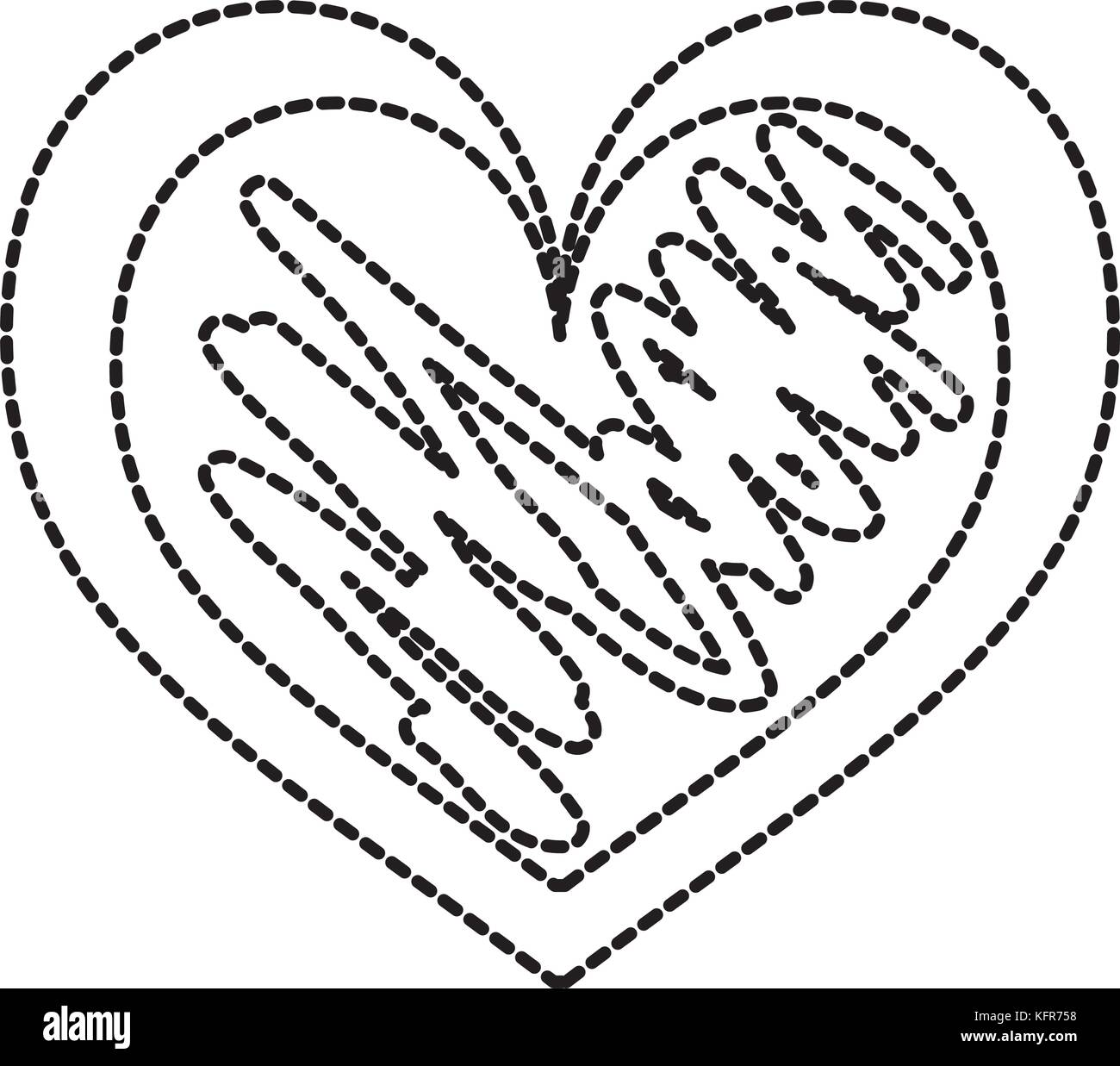 hand drawn heart love romance passion Stock Vector Image & Art - Alamy