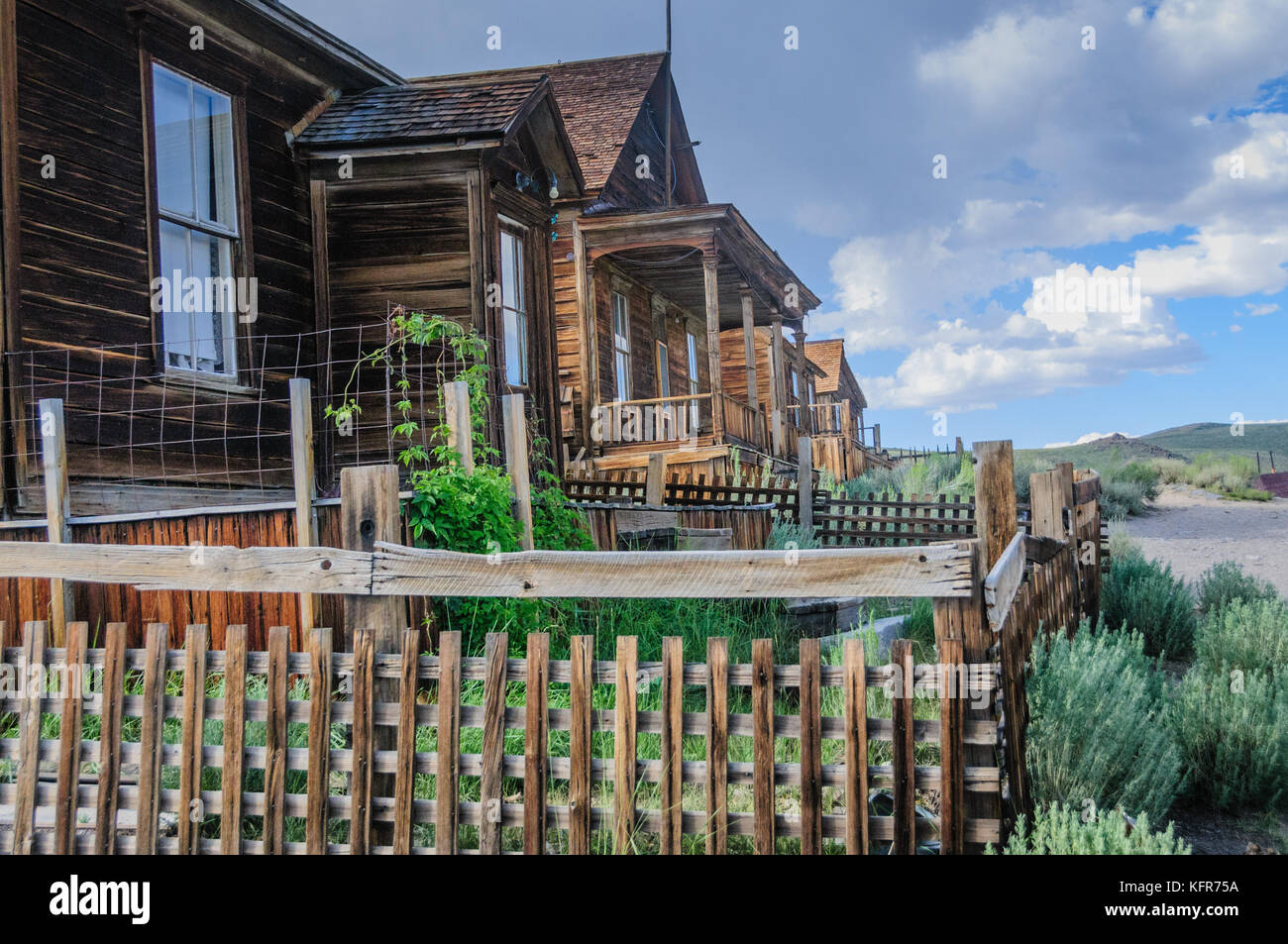 Ruined Houses in an American Ghost Town Stock Photo - Alamy