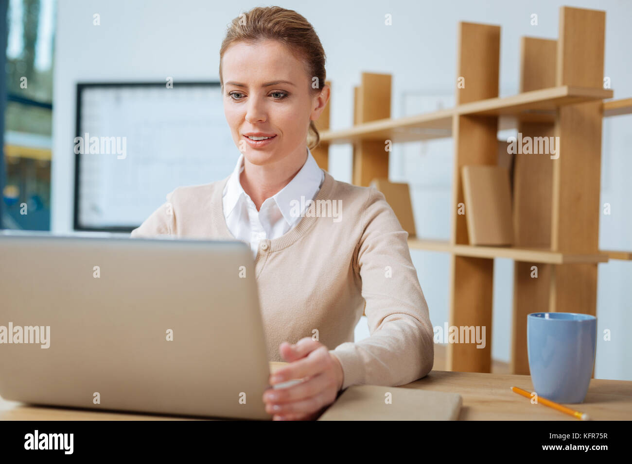Close up of busy secretary Stock Photo - Alamy