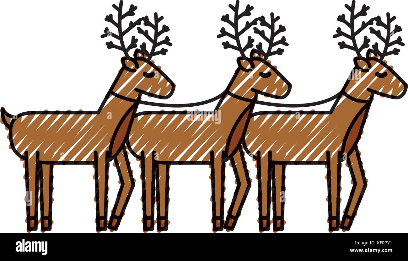 Three horn Stock Vector Images - Alamy