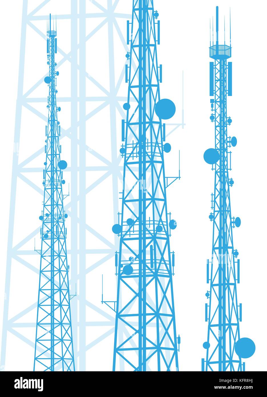 Telecommunication Tower Vector