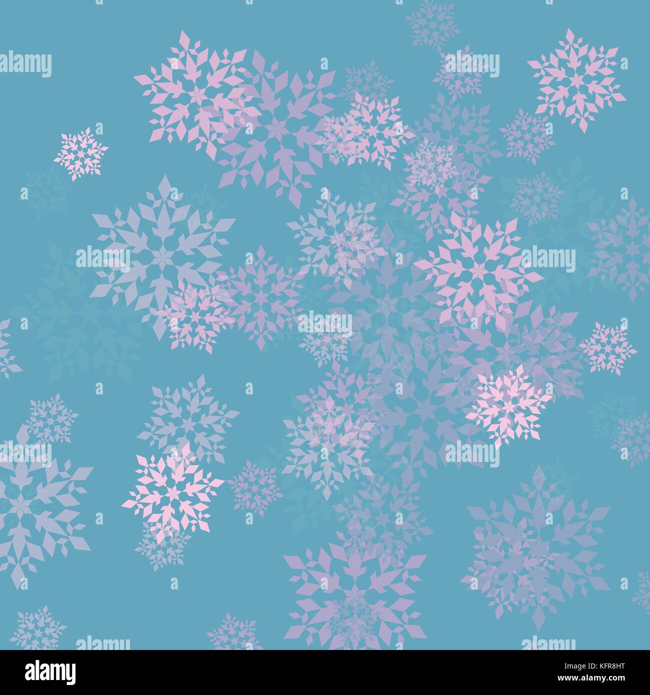 Snowflake vector abstract background for poster or card Stock Vector ...
