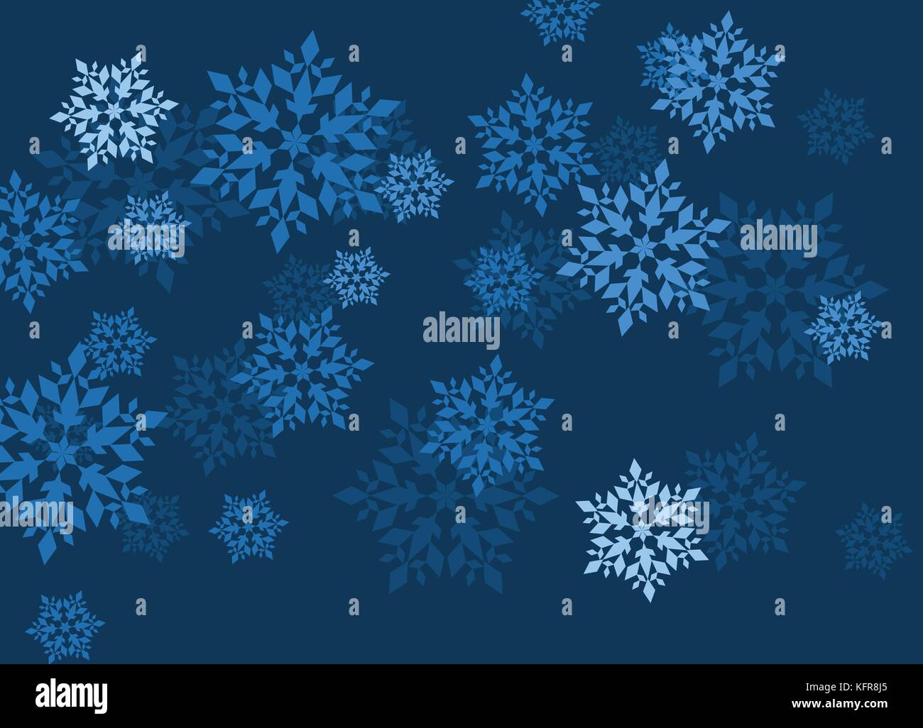 Snowflake vector abstract background for poster or card Stock Vector ...