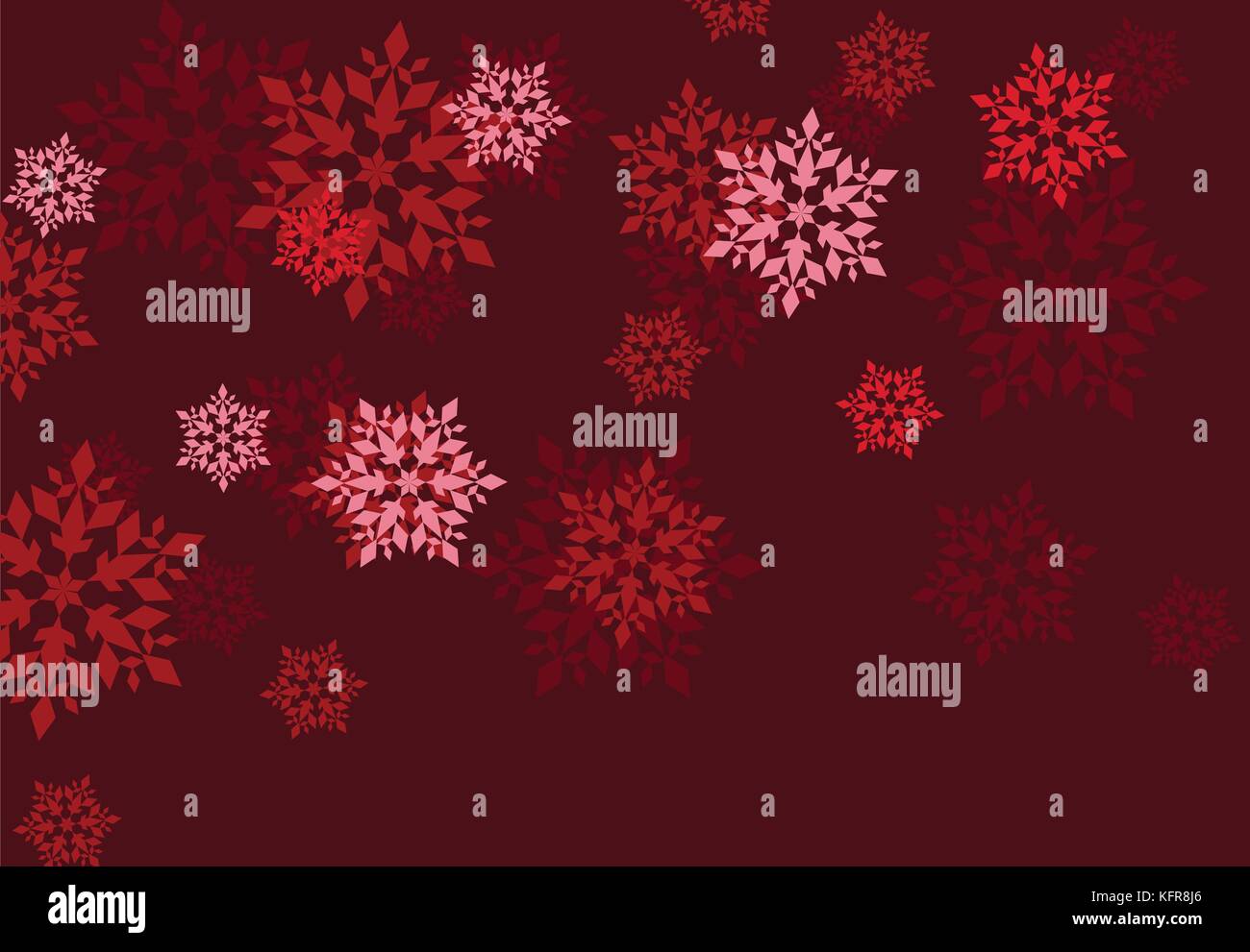 Snowflake vector abstract background for poster or card Stock Vector ...