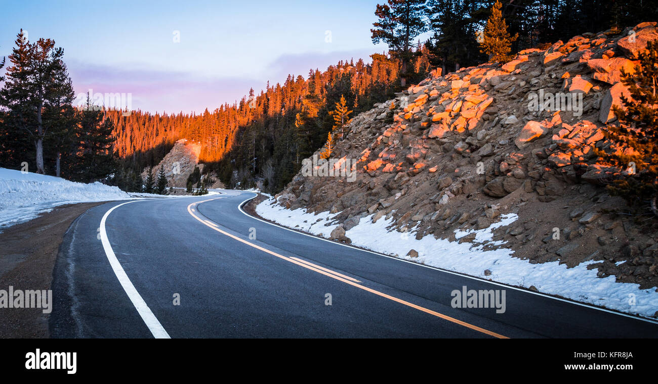Mountains in Colorado, Colorful landscape with high rocks Stock Photo ...