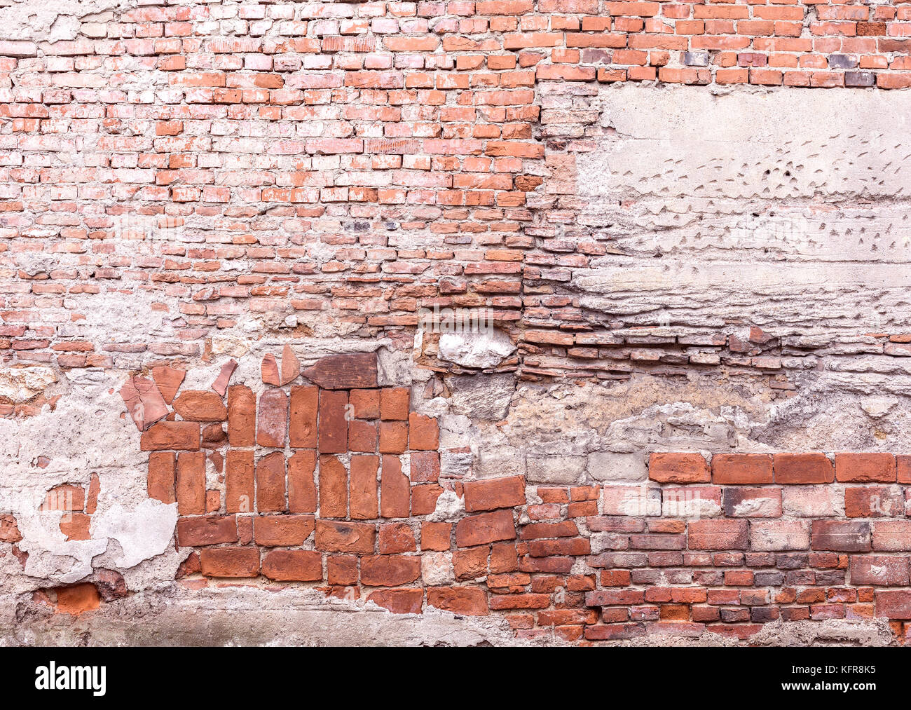 Old brick wall in a background image Stock Photo - Alamy