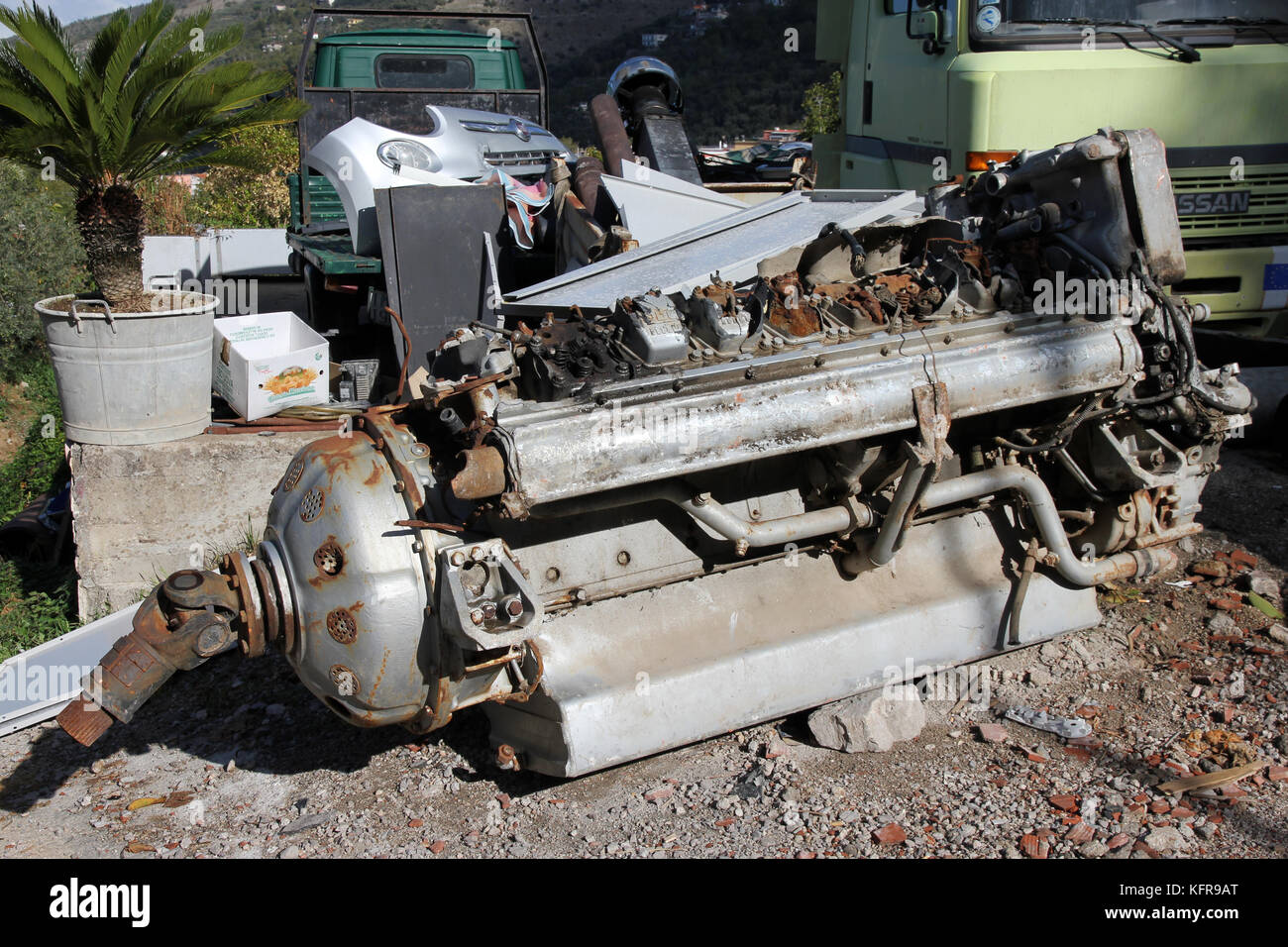 marine engine Italy Stock Photo - Alamy