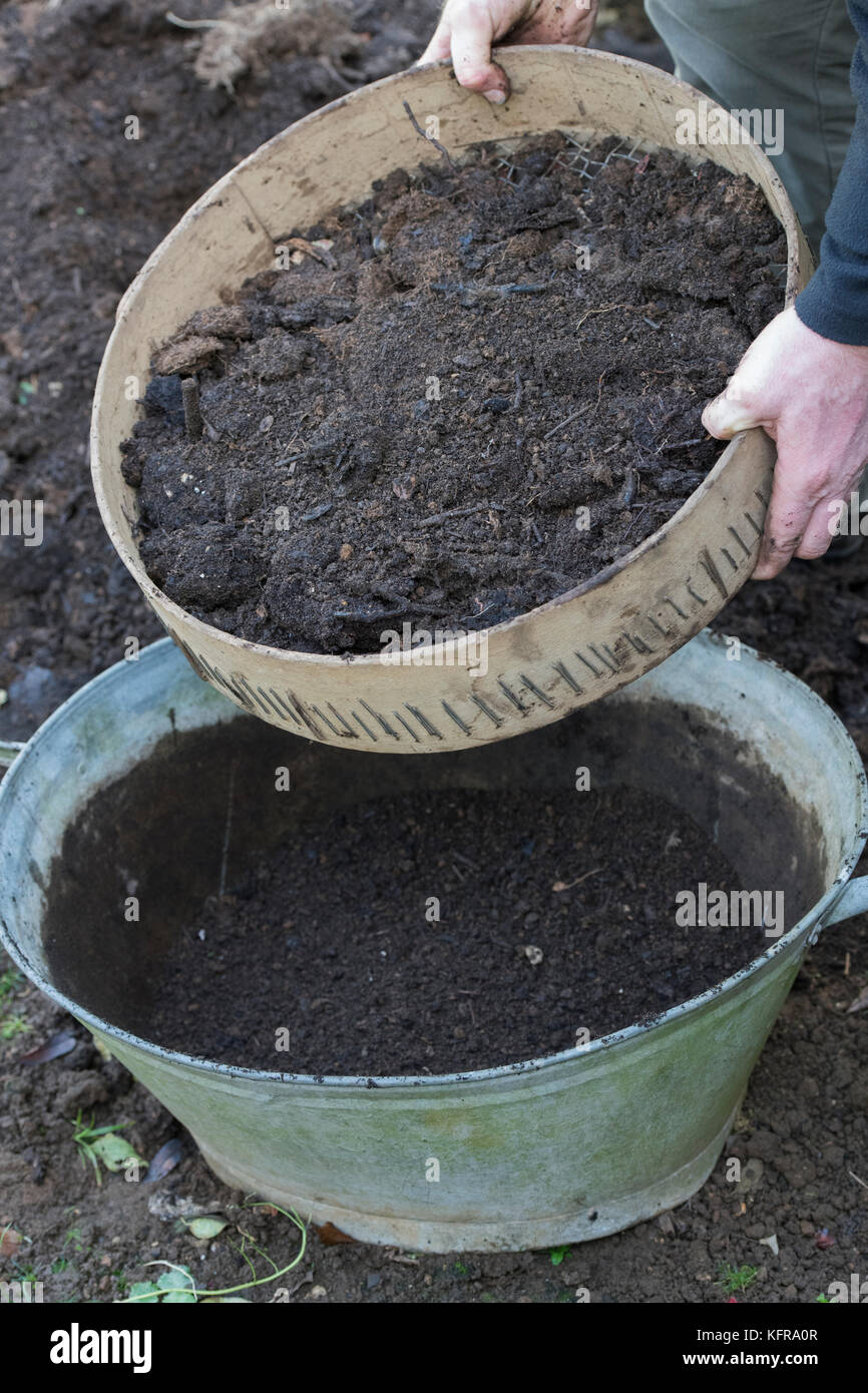 Making compost hi-res stock photography and images - Alamy