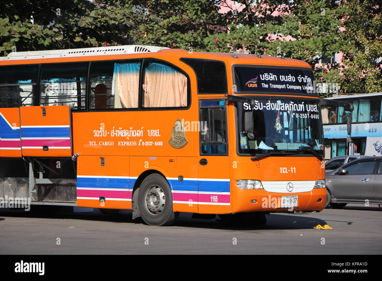 CHIANGMAI, THAILAND -JANUARY 10 2016: Cargo Express Bus of The ...