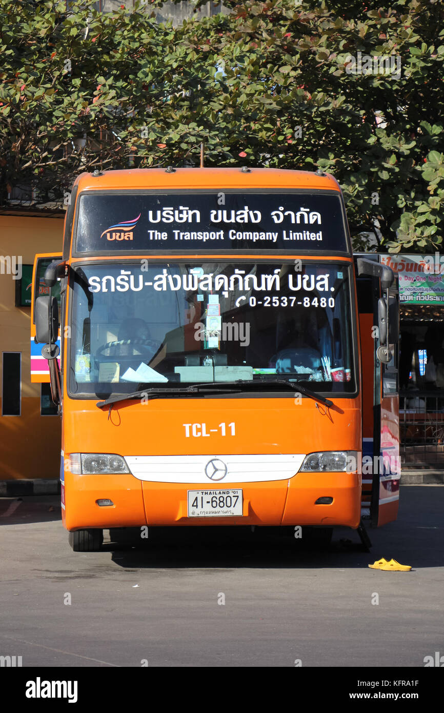 CHIANGMAI, THAILAND -JANUARY 10 2016: Cargo Express Bus of The ...