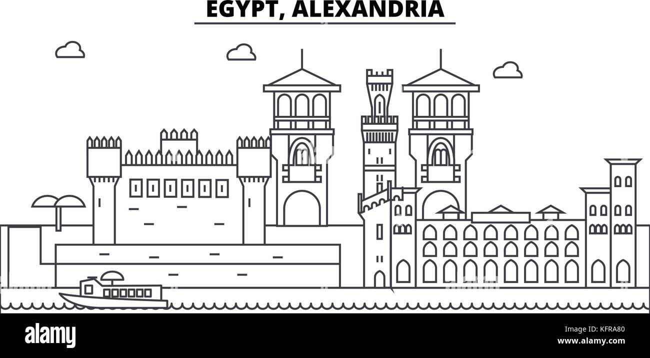 Library of alexandria illustration Stock Vector Images - Alamy